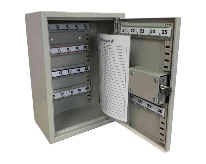 Push Button Deep Key Cabinet 30 Keys | Keysecure KS30D-MD