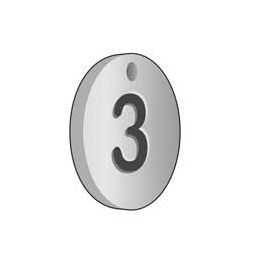 Probe Numbered Locker Key Fobs